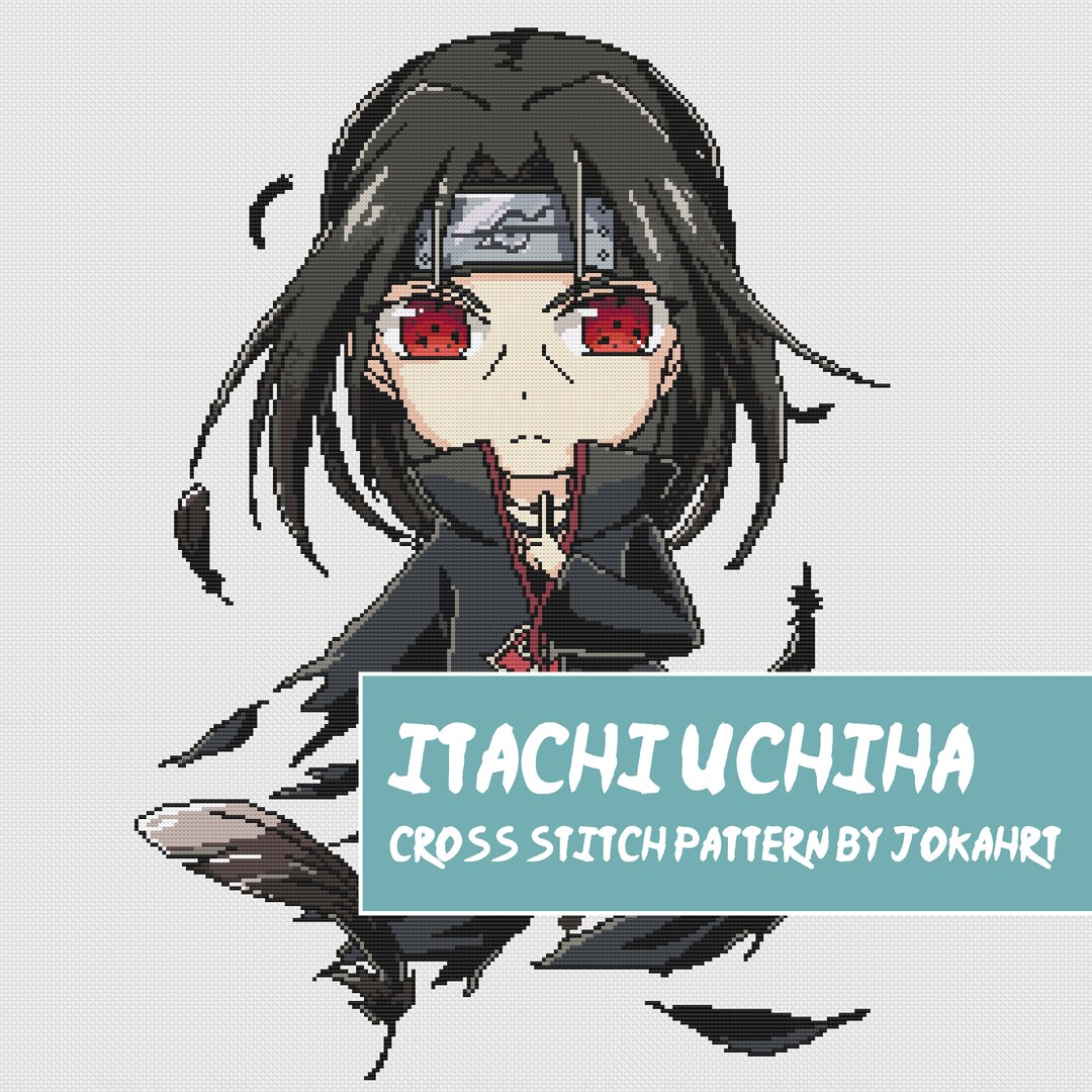 Chibi Itachi Uchiha Cross Stitch Pattern PDF File Instant Download - Etsy