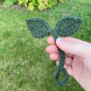 Crocheted Leaf Stem - Etsy