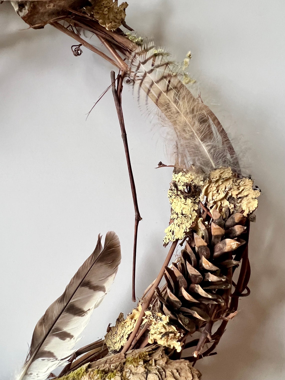 Foraged Wreath rainy Summer 20x20 Shipping Included - Etsy