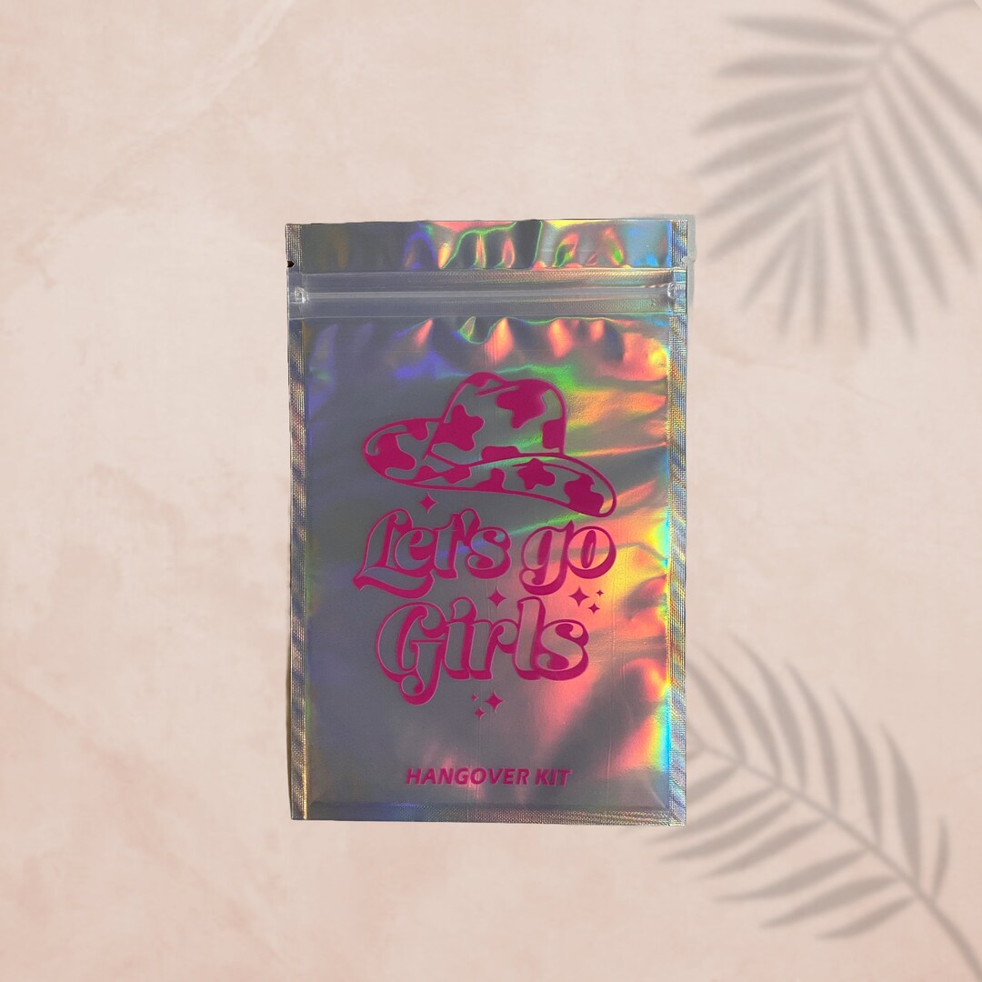 Custom Personalized Mini Holographic Zipper Bags Party Favors, Kids ...
