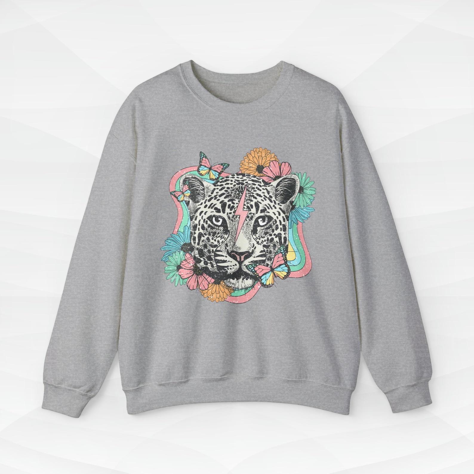 Tiger Sweatshirt, Retro Graphic Sweatshirt, 80s Sweatshirt, Retro Vibes ...