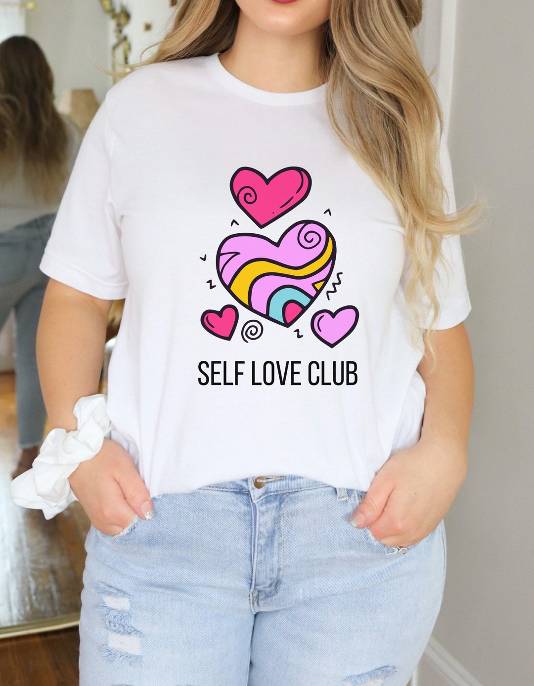 Self-love T-shirt 90s Vibes Shirt Retro Love T-shirts - Etsy