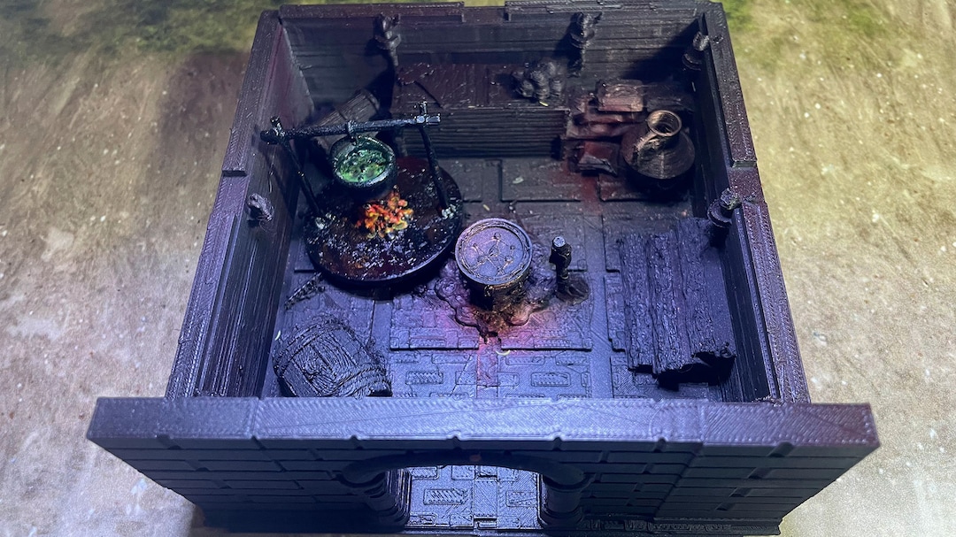 3D Scenery for RPG, Dungeons and Dragons, Dungeon - KITCHENS - Etsy
