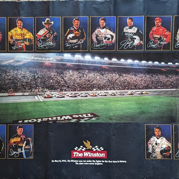 Vintage Nascar Posters - Etsy