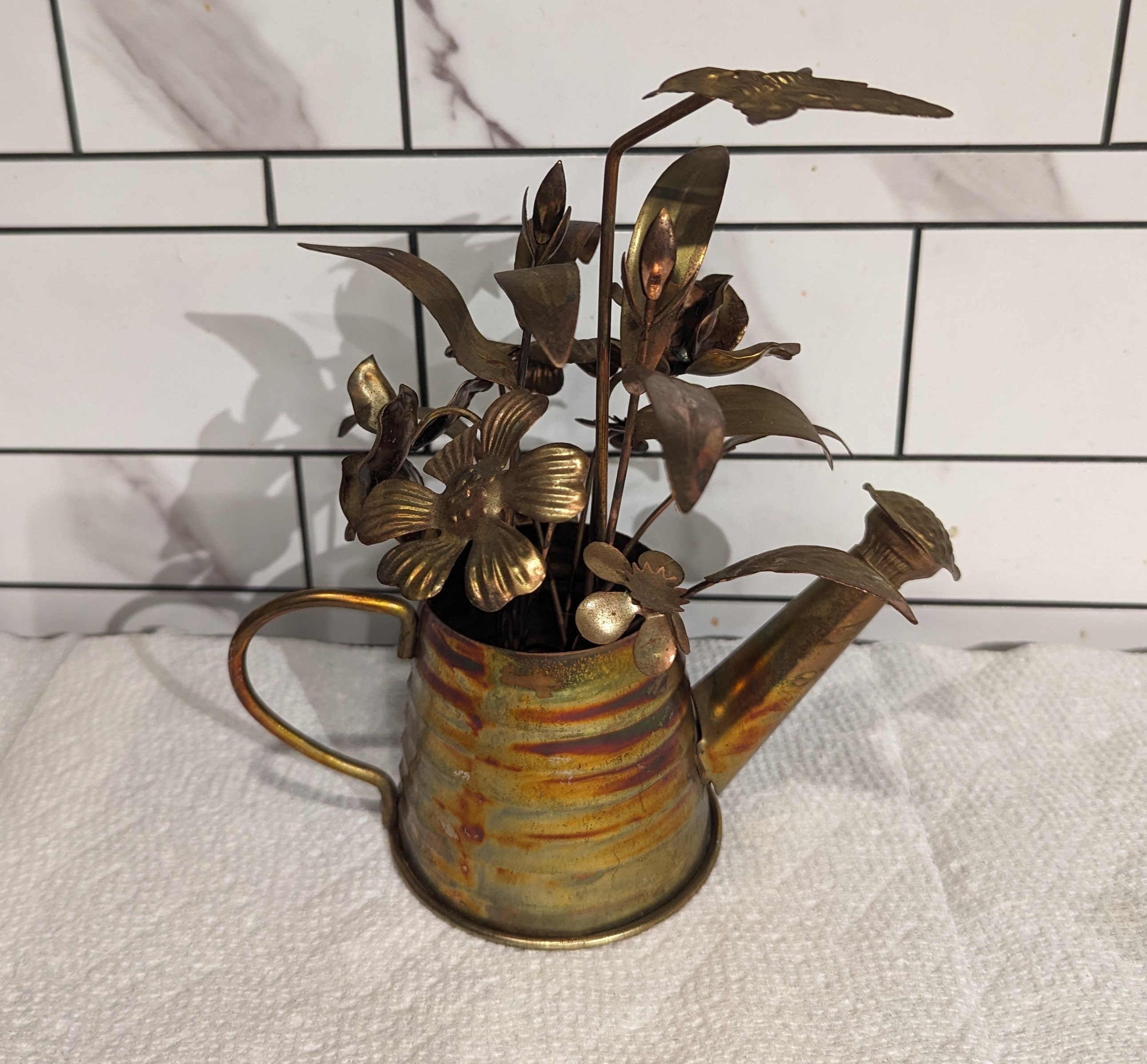 Vintage Copper Musical Watering Can - Etsy