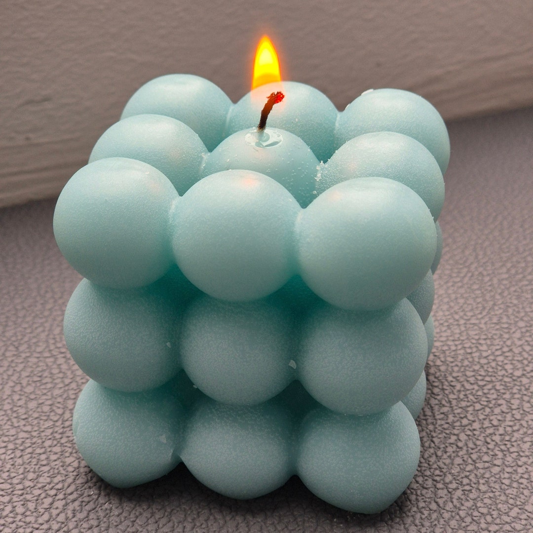 Blue Bubble Candle - Etsy