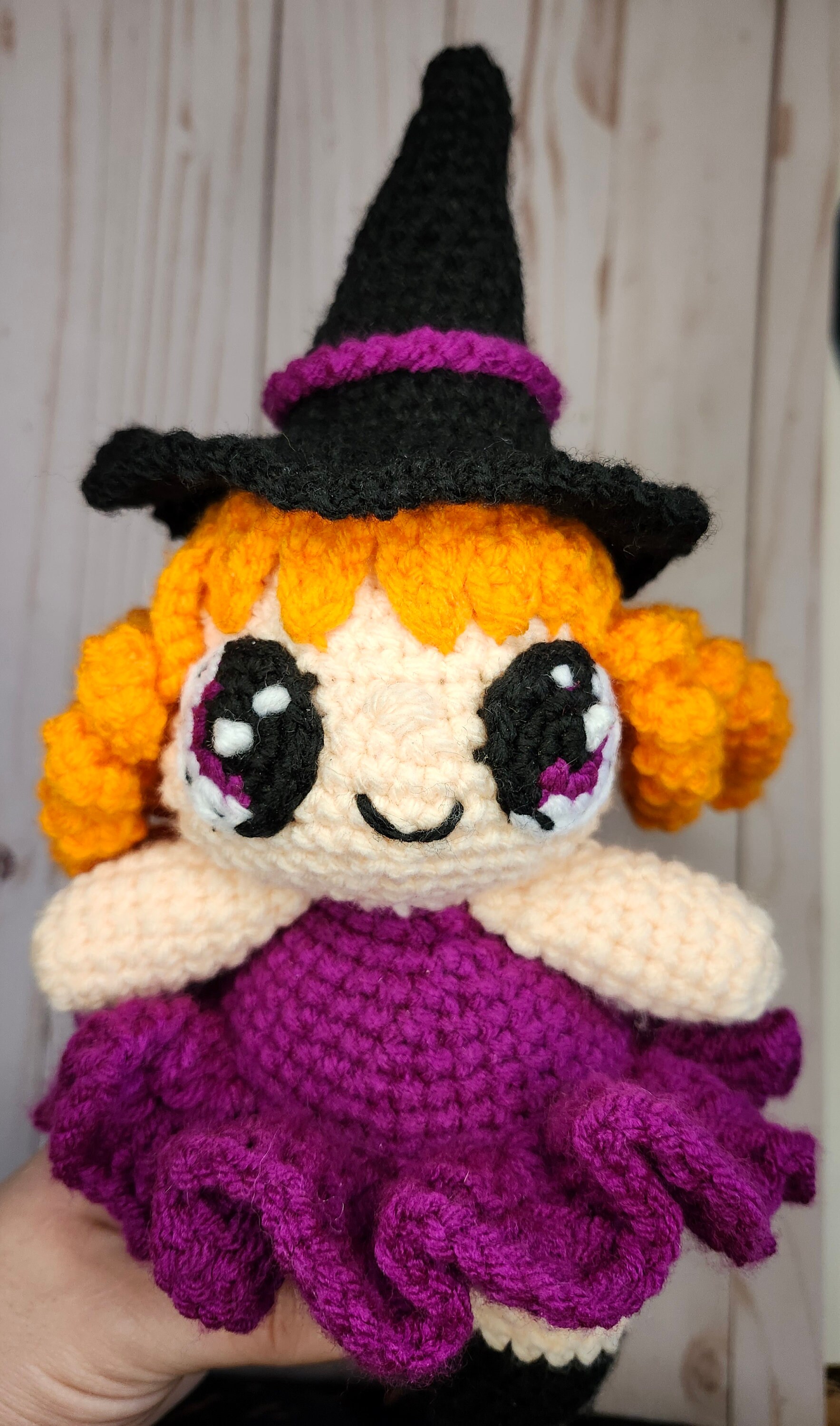 Crochet Pattern Doll Amigurumi Little Witch, Beginner Crochet Pattern ...