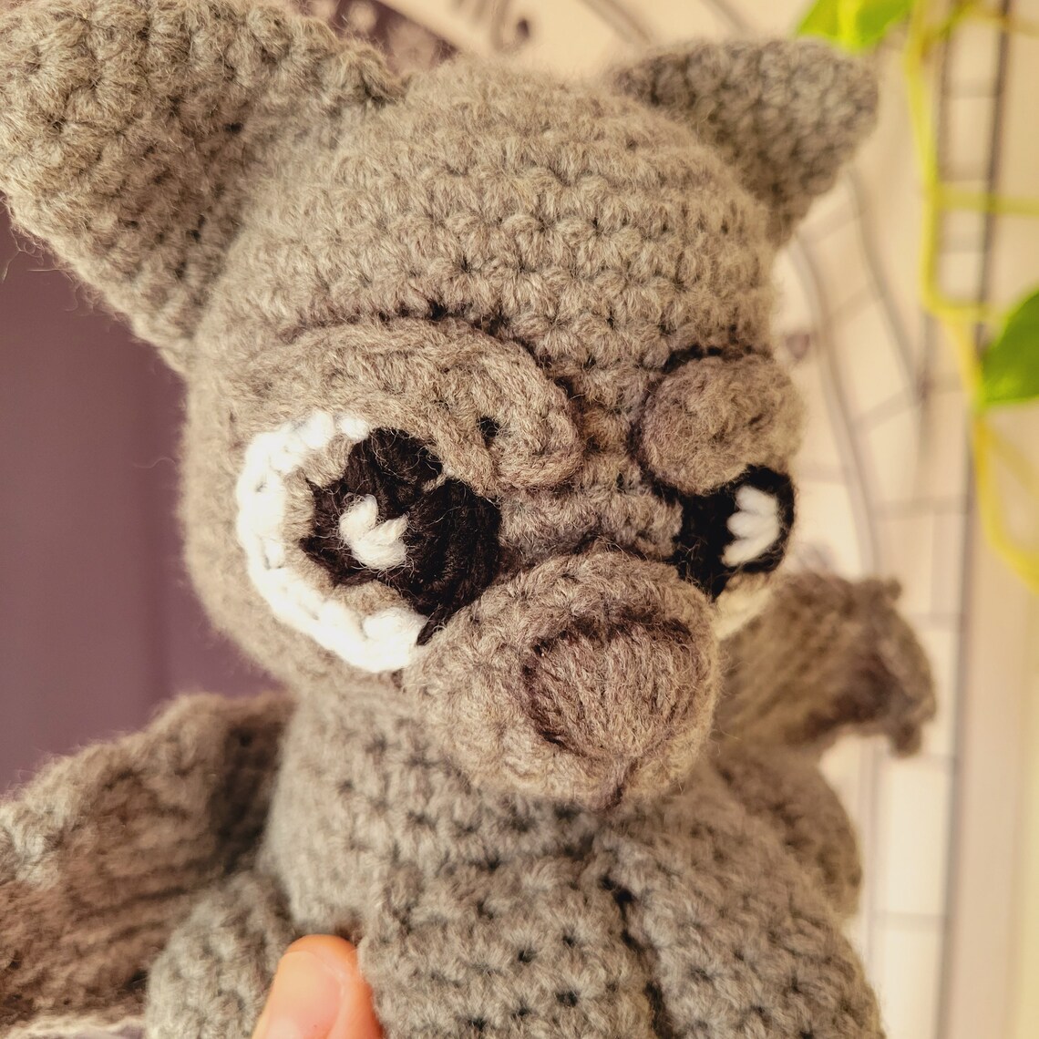 Halloween Amigurumi Gargoyle, Advanced Beginner Crochet Pattern no ...