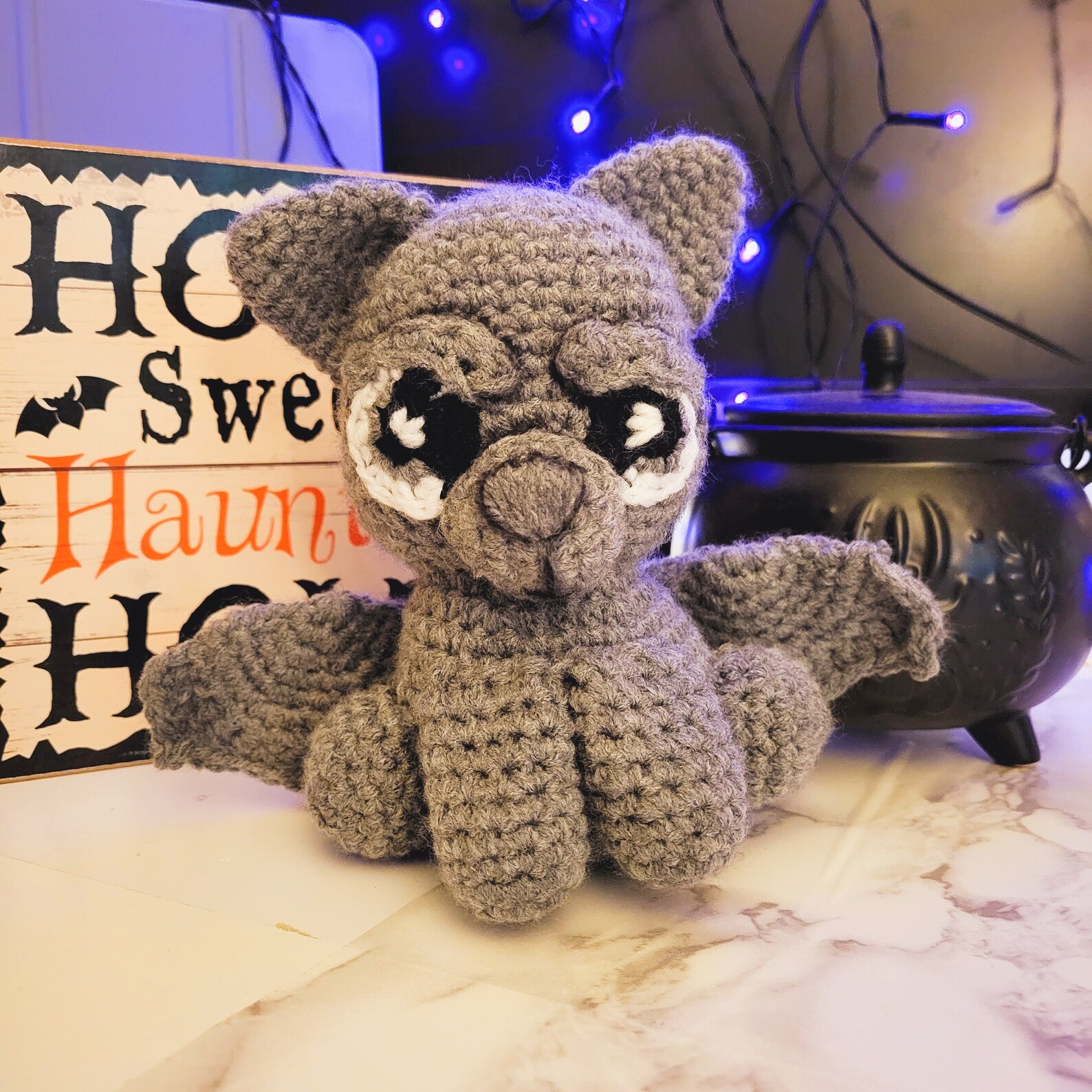 Halloween Amigurumi Gargoyle, Advanced Beginner Crochet Pattern - (no ...