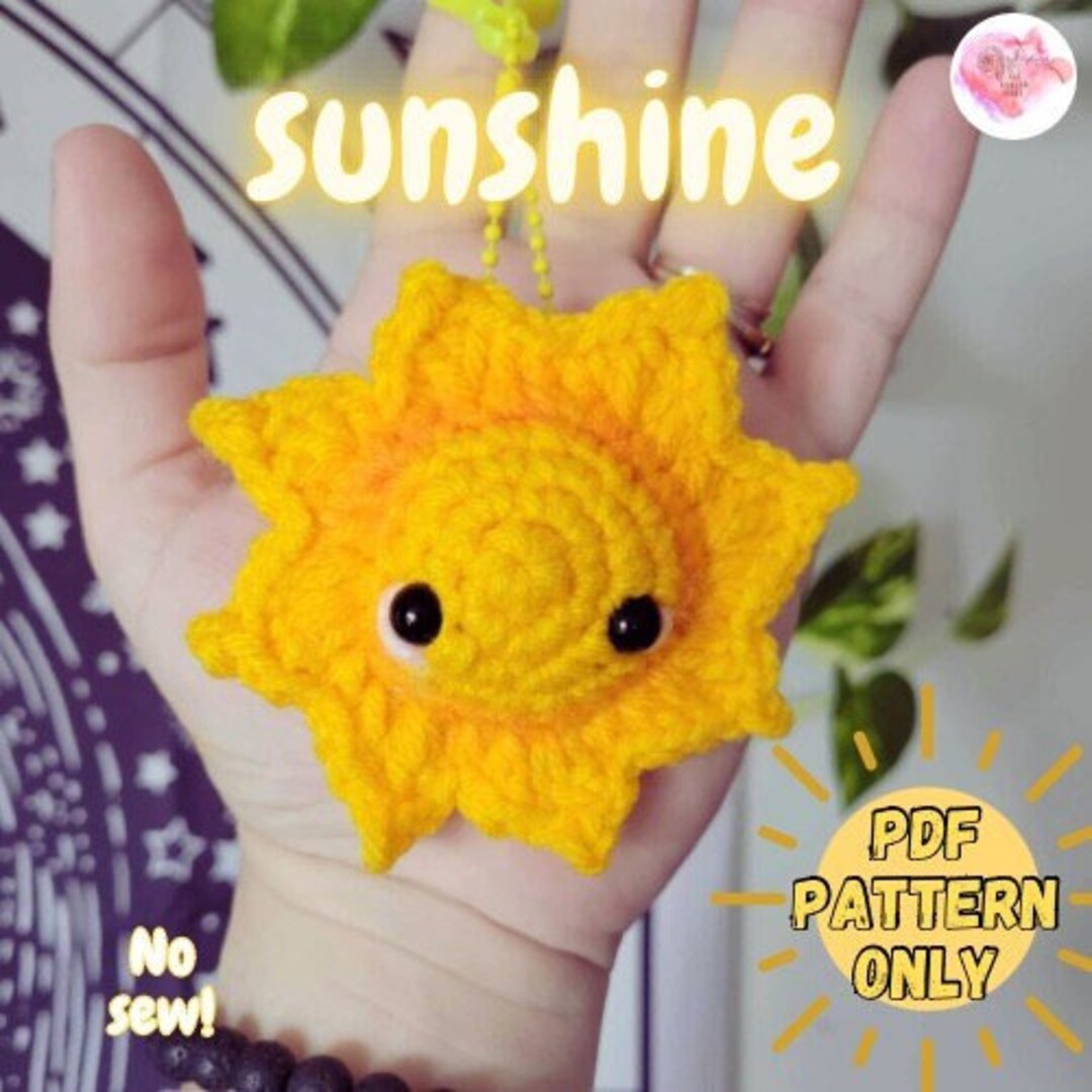 Sunshine Crochet Pattern - Amigurumi - No Sew - Beginner Friendly ...