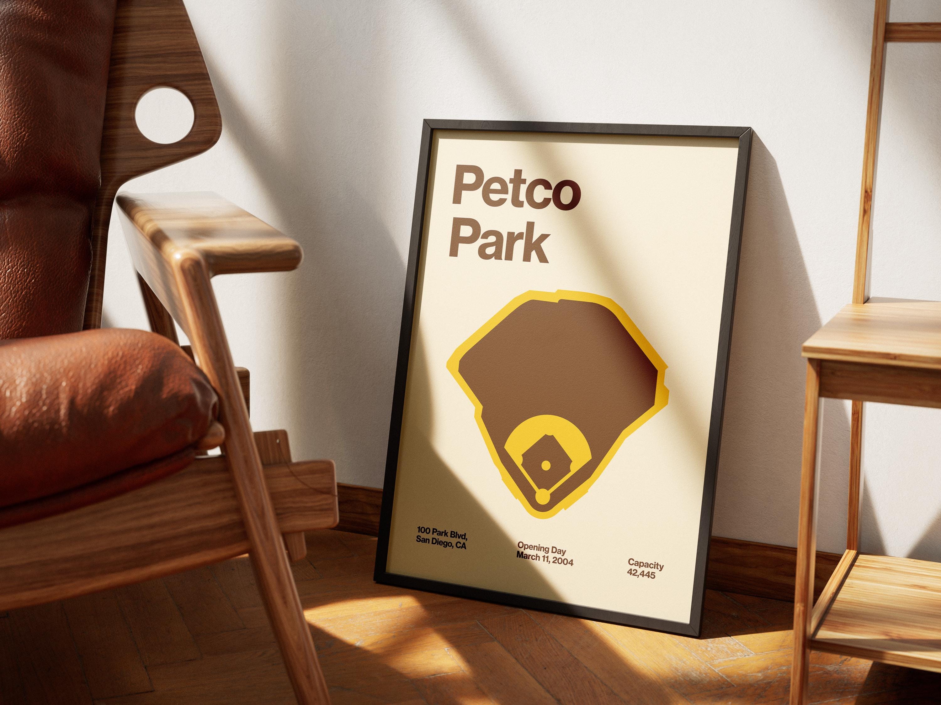 San Diego Padres Poster - Petco Park Print - MLB Art - Baseball Home ...