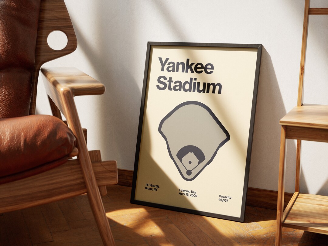 New York Yankees Poster - Yankee Stadium Print - MLB Art - Baseball ...