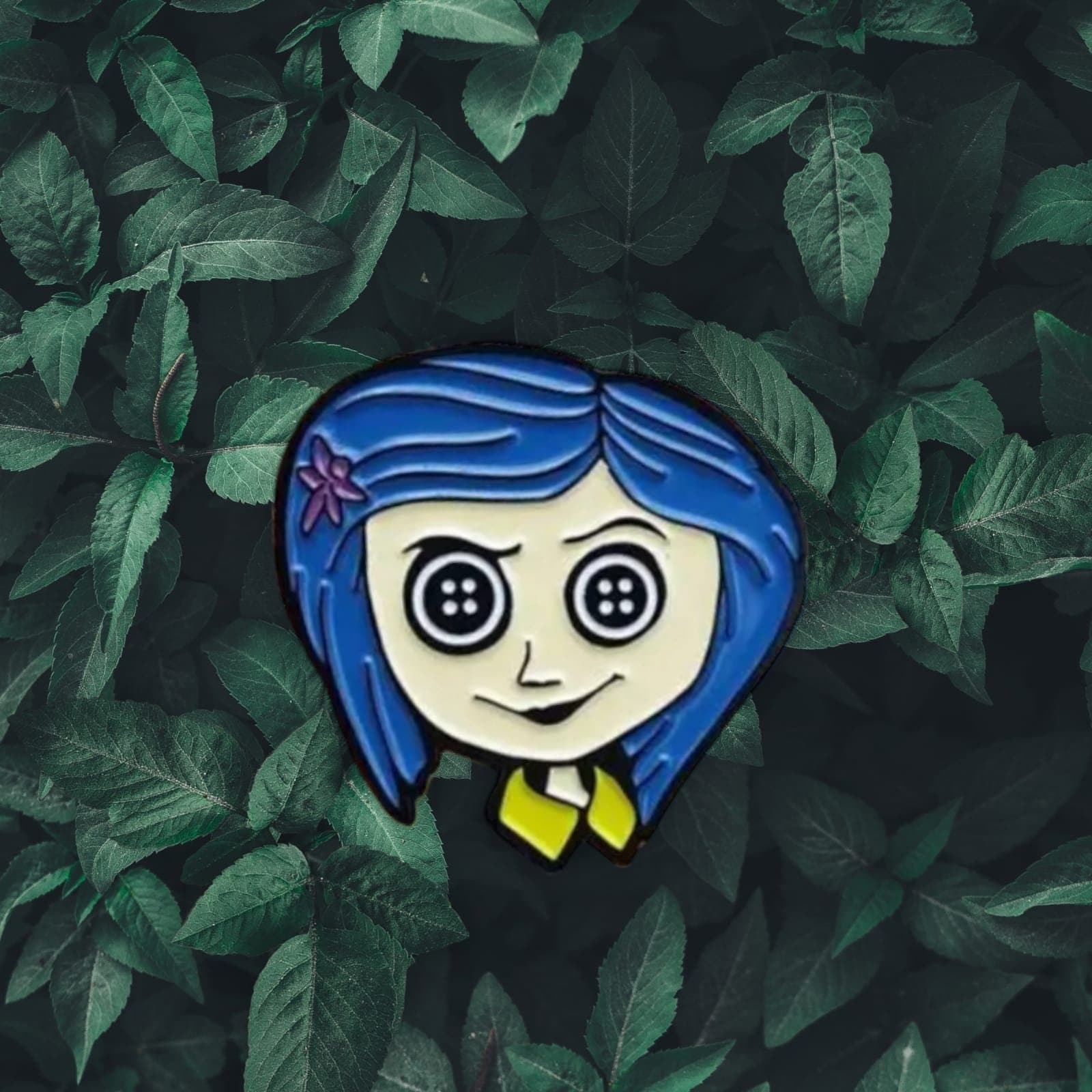 Coraline Button Eyes Horror Movie Style Enamel Pins - Etsy