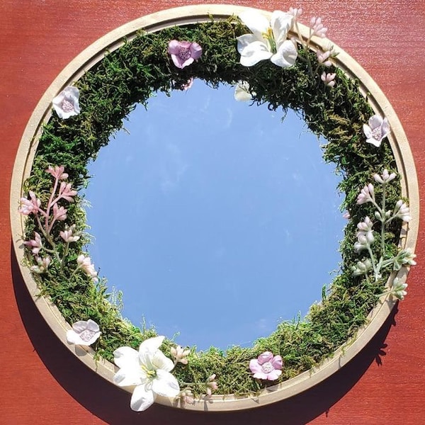 Moss Mirror - Etsy