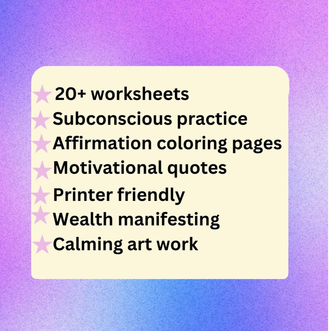 Wealth Manifest Activity Book - Etsy