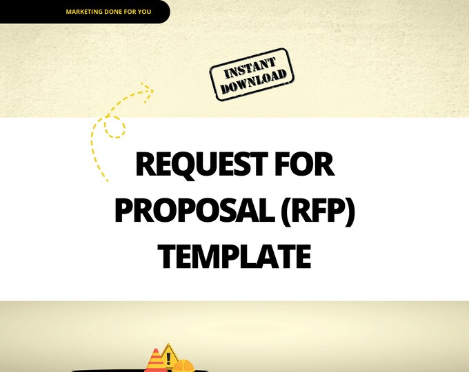 Request for Proposal Template RFP for Construction Companies Excavation ...