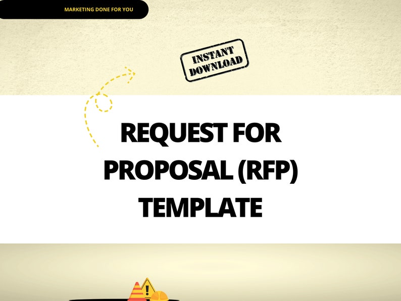 Request for Proposal Template RFP for Construction Companies Excavation ...
