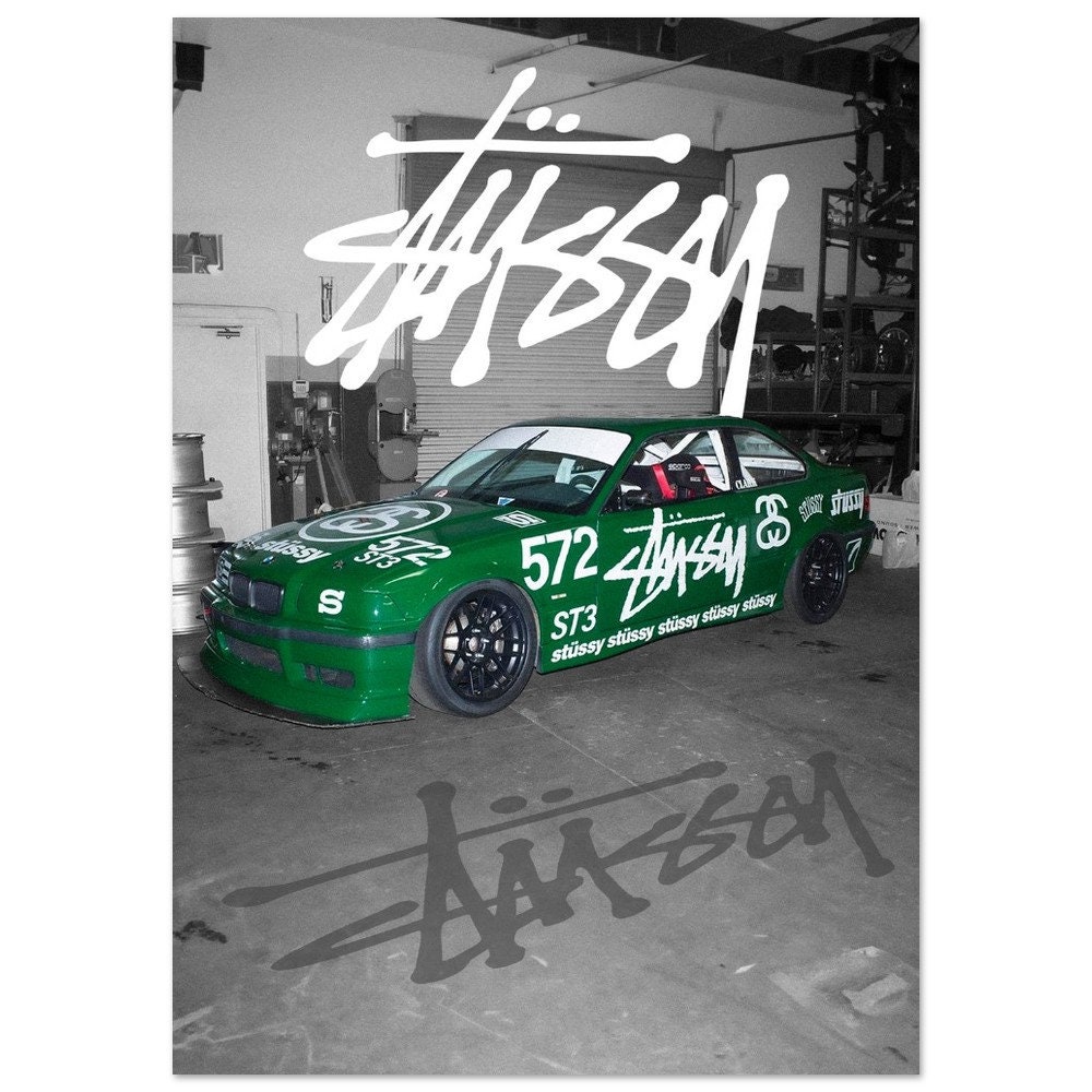 Stussy Racing Poster Stussy Fashion Poster Vintage Stussy - Etsy
