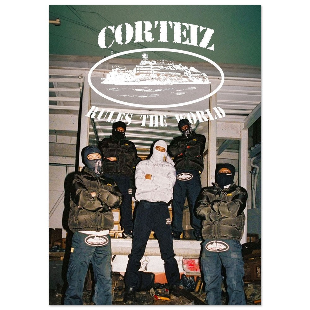 Corteiz Poster Street Wear Poster Rules the World Wall - Etsy