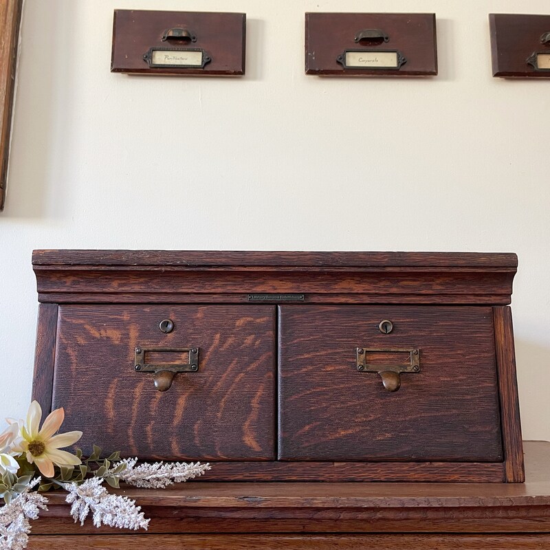 Card Catalog Table - Etsy