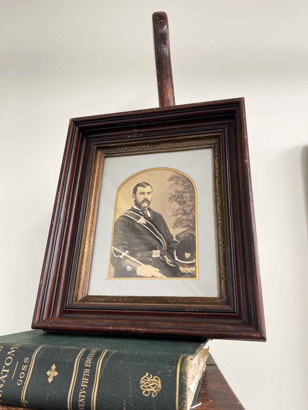 Antique Knights Templar Mason Portrait - Etsy