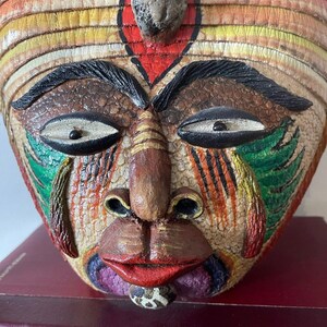 Vintage Armadillo Shell Mask With Stone and Shell Decoration - Etsy