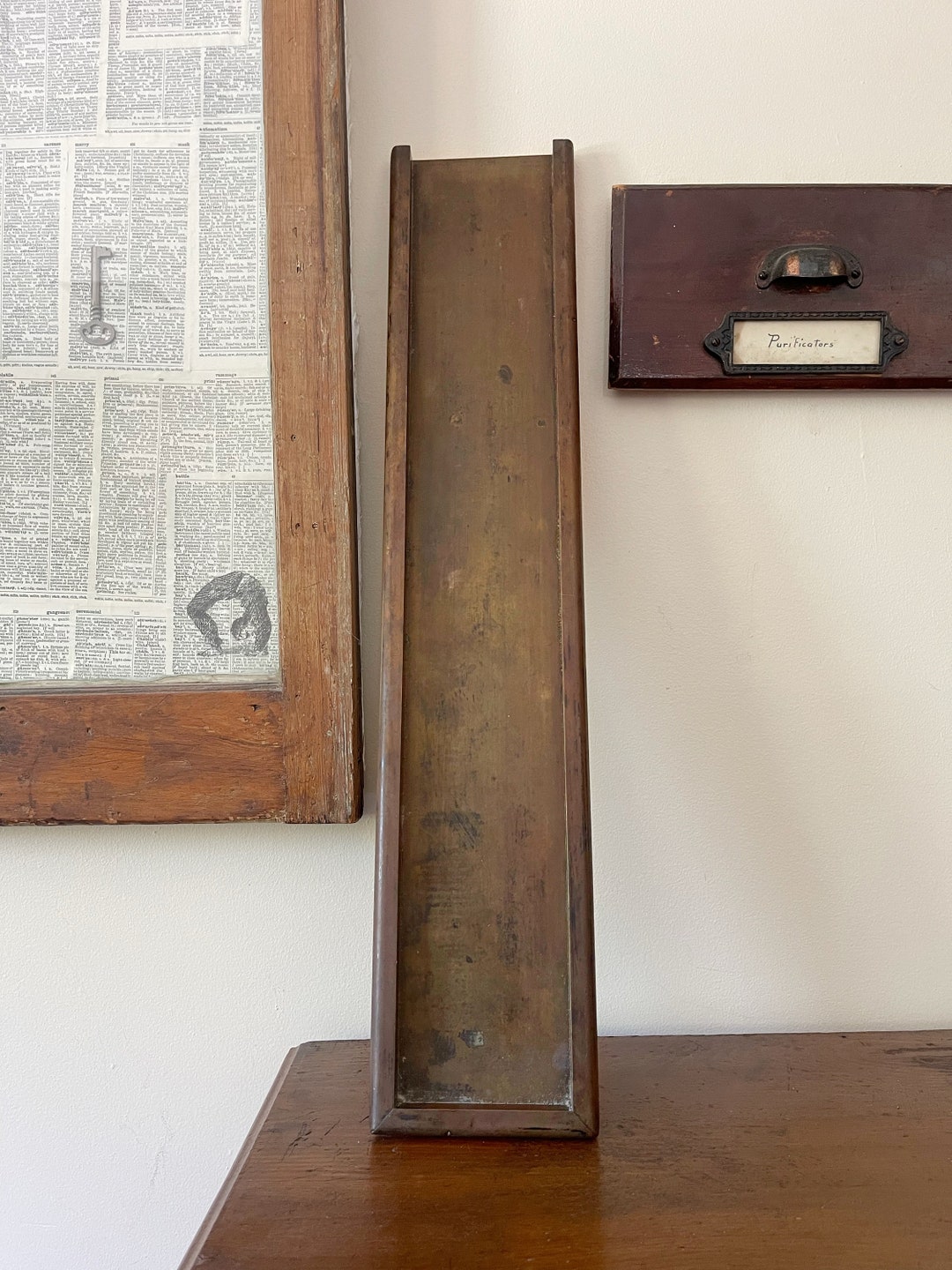 Antique Solid Brass R Hoe & Co Printing Tray - Etsy