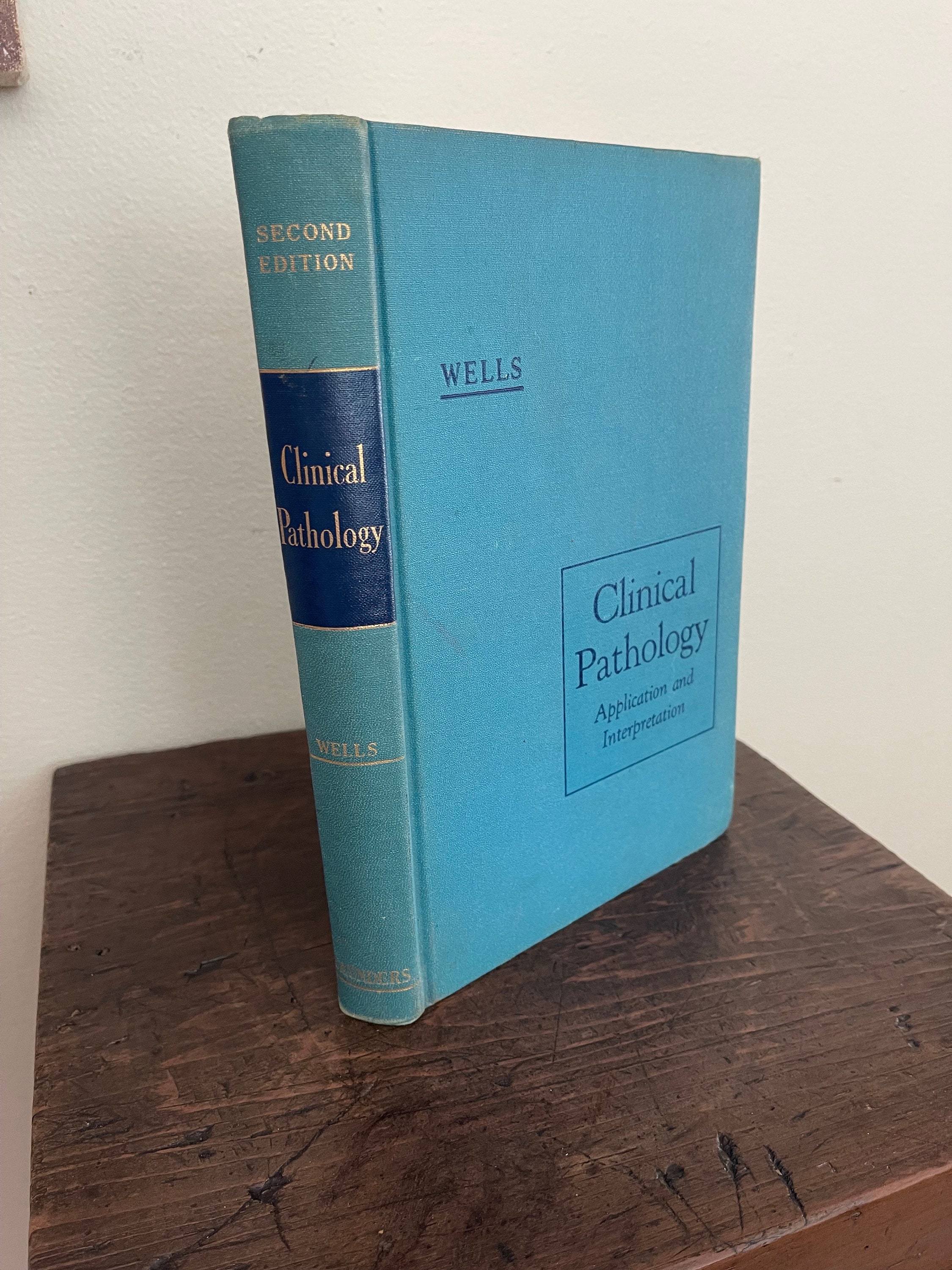 Vintage Clinical Pathology Text Book - Etsy