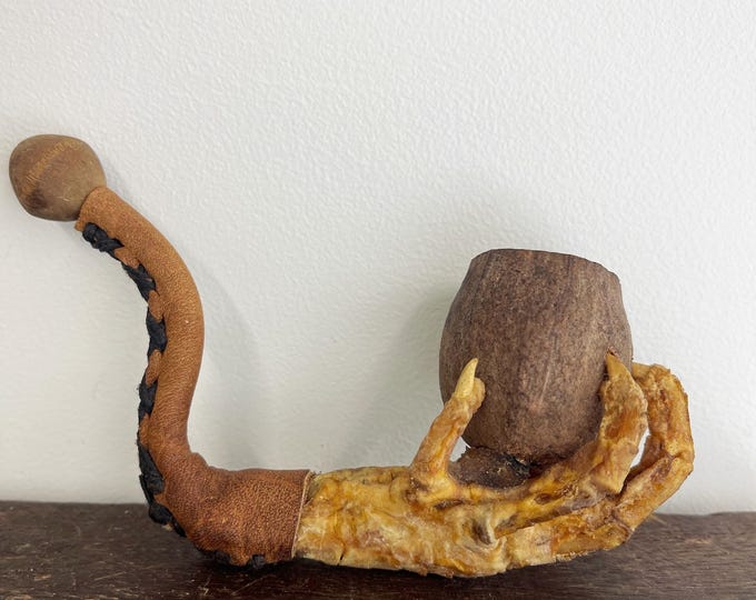 Antique Real Bird Claw Pipe - Etsy