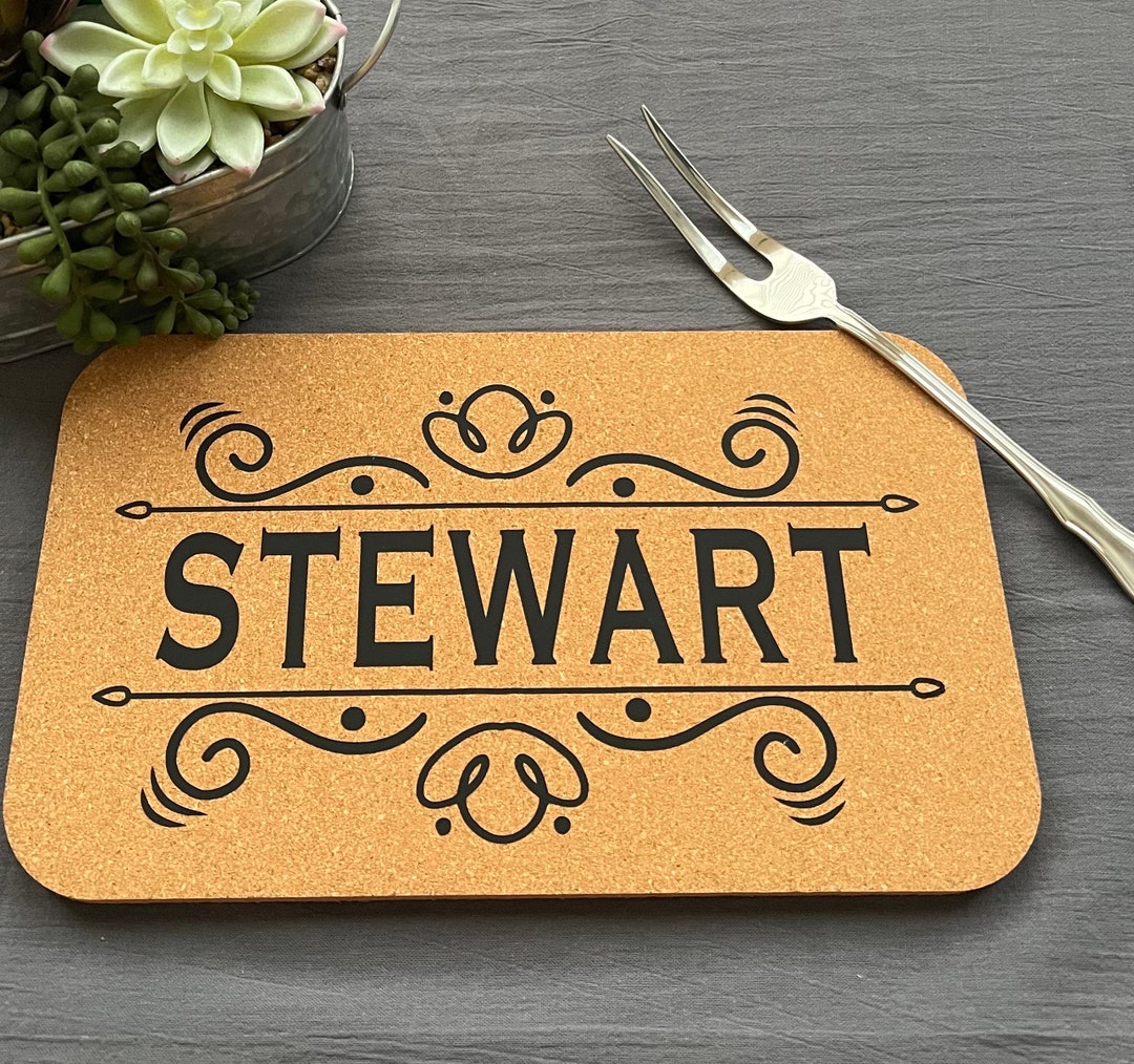 Personalized Rectangular Trivet With Name, Customized Trivet, Kitchen ...