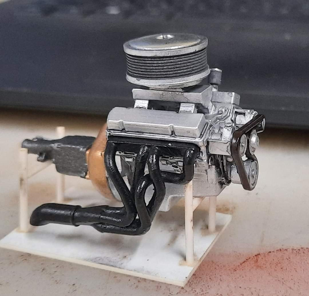 3d Resin Printed Racing Style Engine With Turn Down Headers. - Etsy
