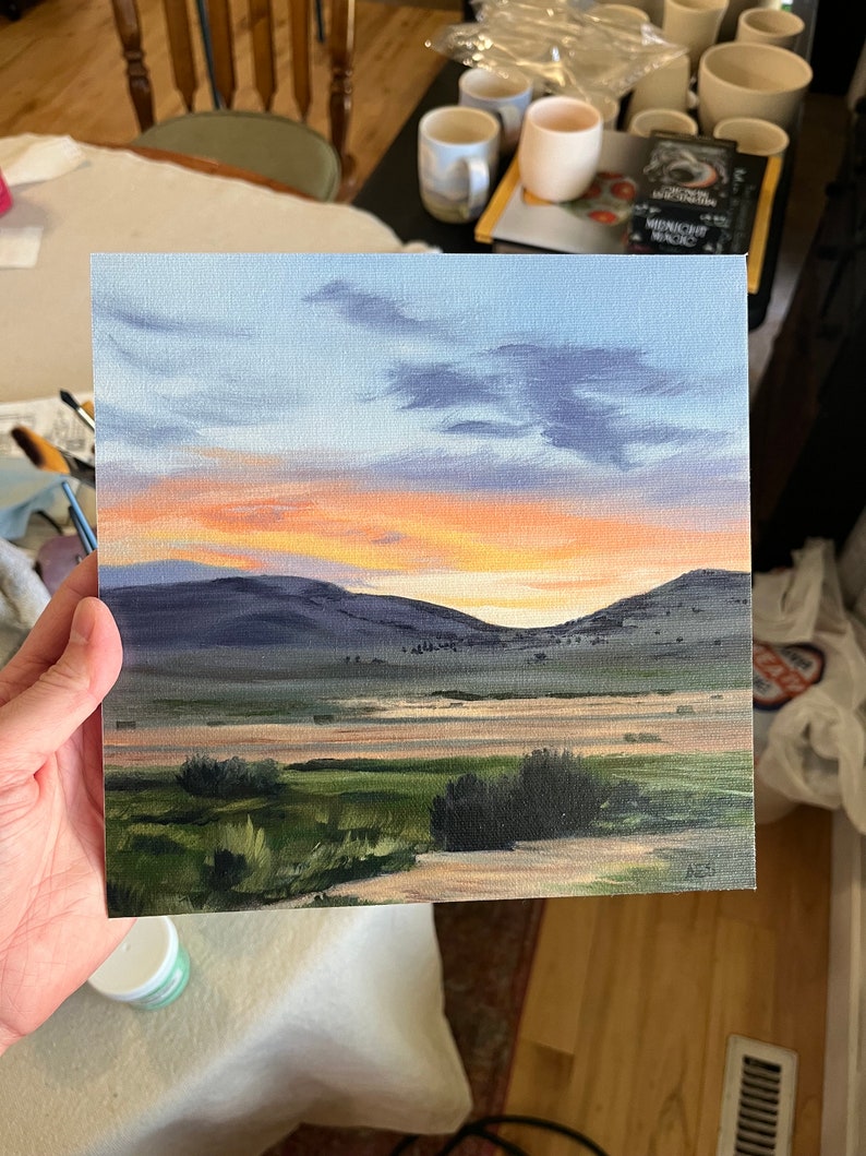 Original Art Print, Hardware Ranch, Sunset, Utah Landscape - Etsy