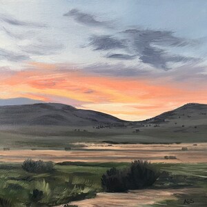 Original Art Print, Hardware Ranch, Sunset, Utah Landscape - Etsy