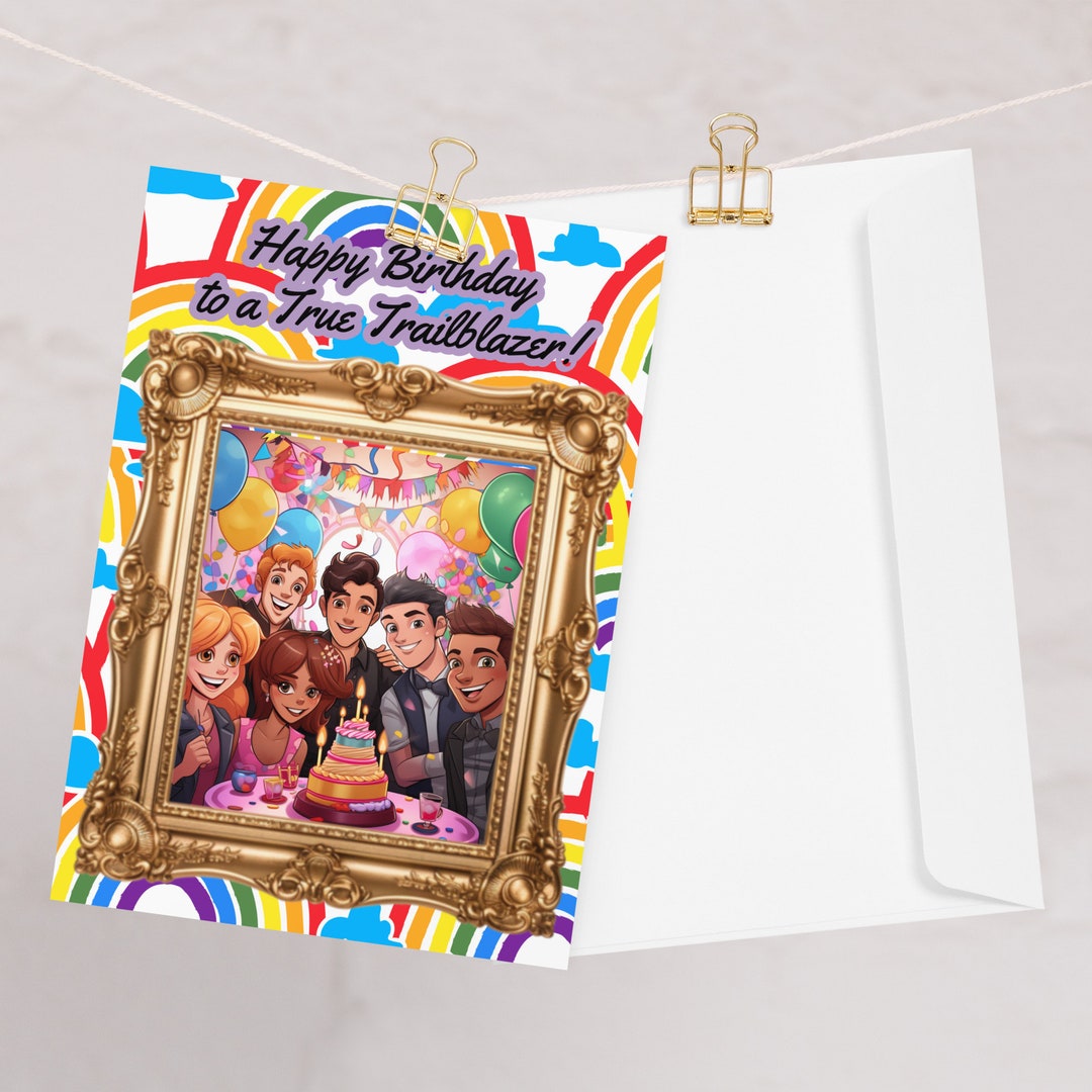 LGBT Trailblazer Birthday Greeting Card - Etsy