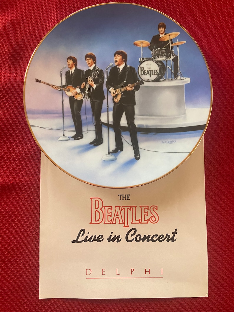 Collector Beatles Plates - Etsy