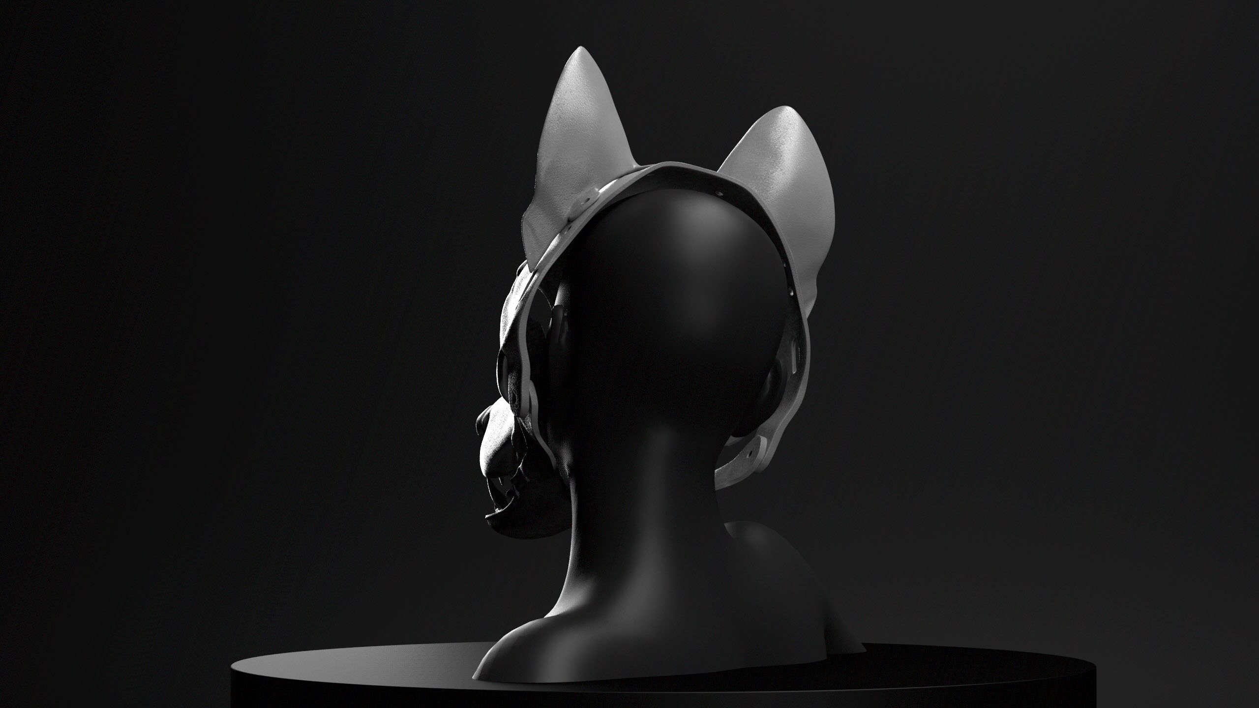 3D Print Wolf Mask STL Files for Fursuit Base Creators - Etsy México