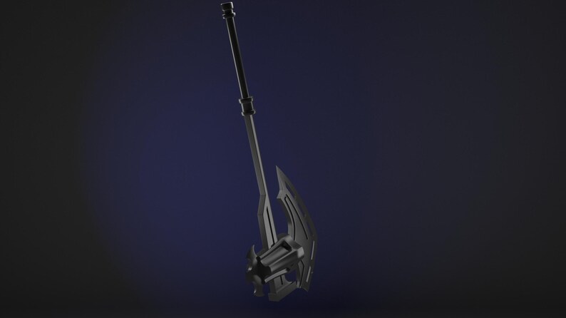 Albedo Battle Axe STL File – 3D Printable Prop from Anime Overlord ...