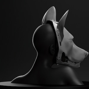 3D Print Wolf Mask STL Files for Fursuit Base Creators - Etsy México