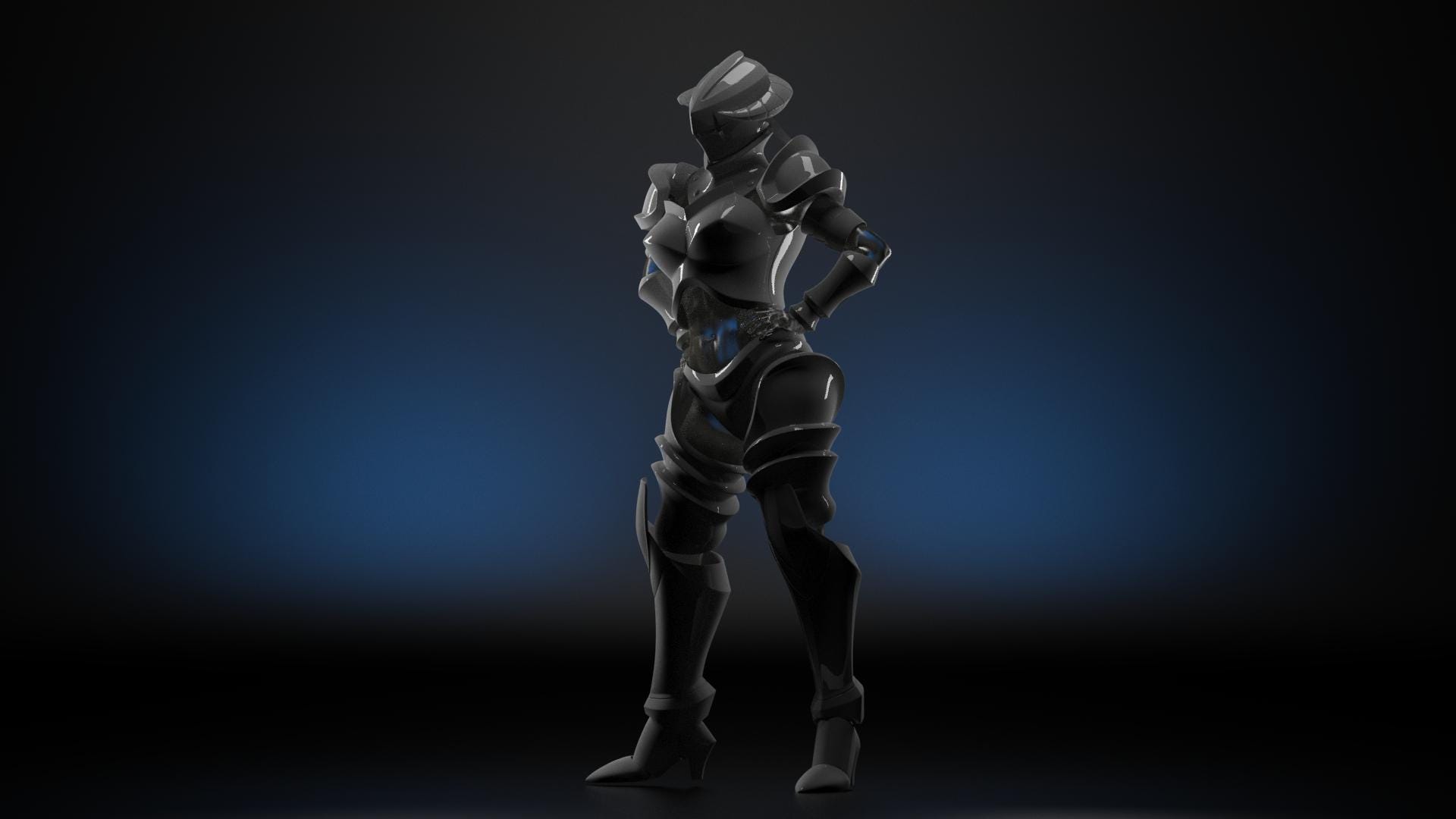 Albedo Full Armor STL Files – 3D Printable Cosplay From Anime Overlord ...