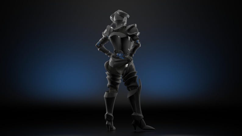 Albedo Full Armor STL Files – 3D Printable Cosplay From Anime Overlord ...