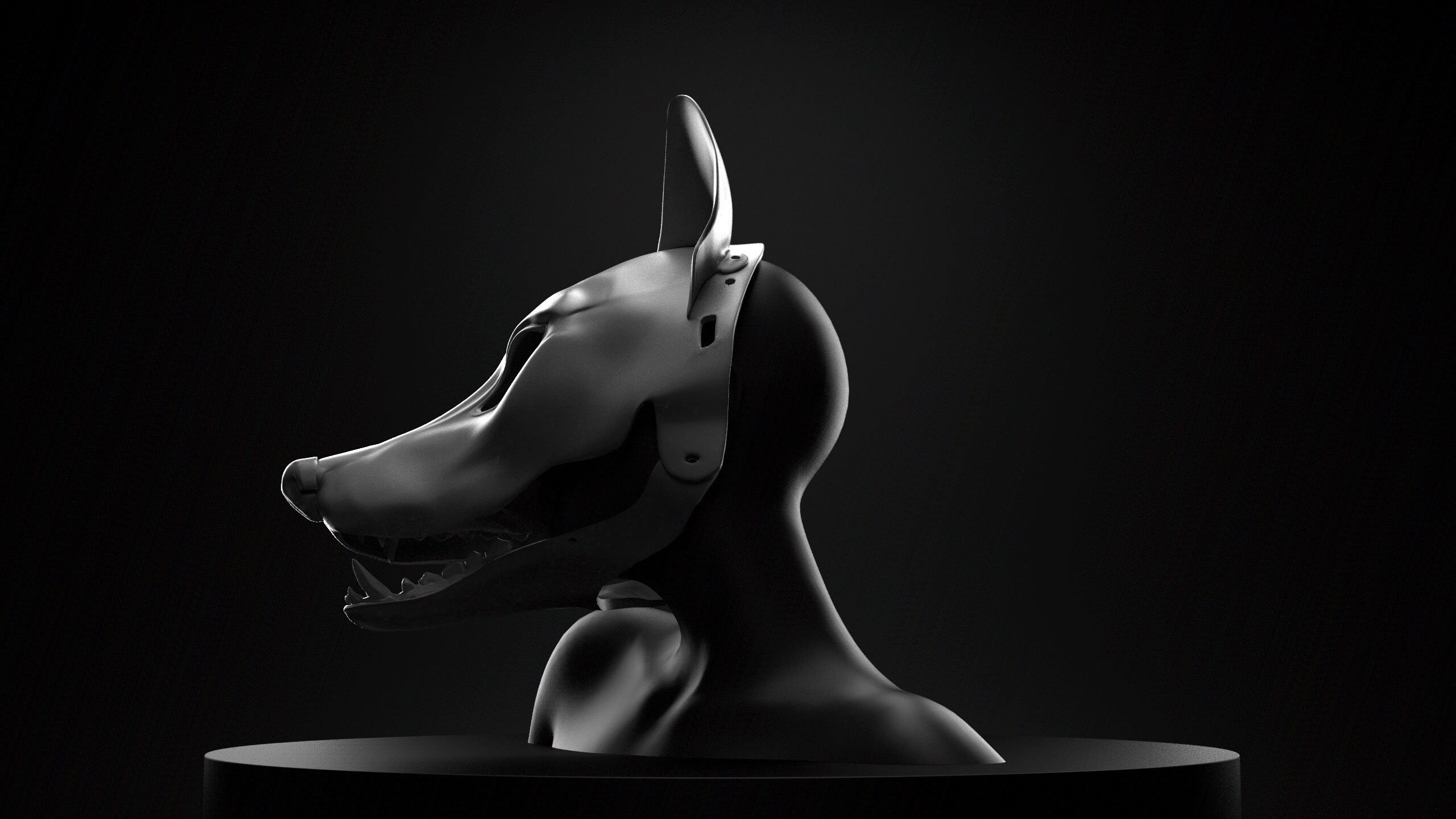 3D Print Arctic Fox Mask STL Files for Fursuit Base Creators - Etsy