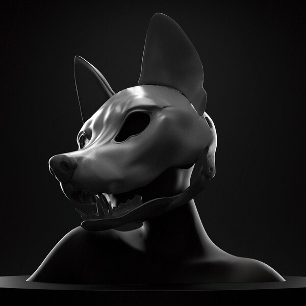Fox Mask 3d Print - Etsy