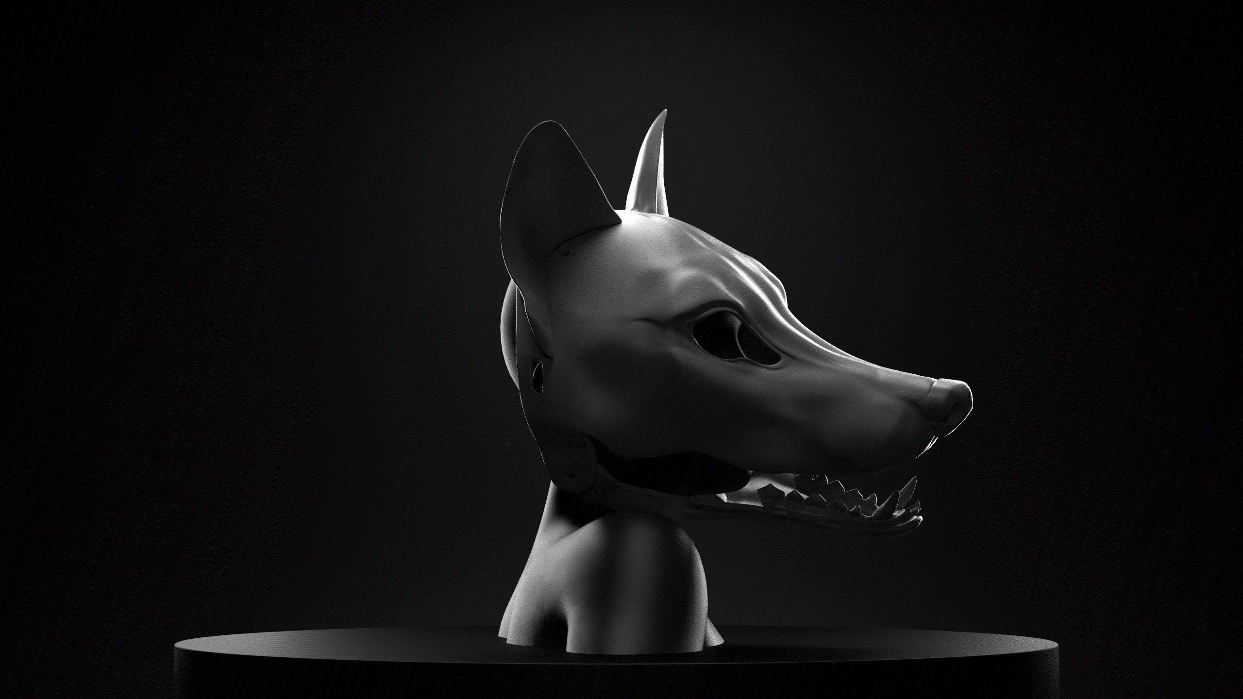 3D Print Arctic Fox Mask STL Files for Fursuit Base Creators - Etsy