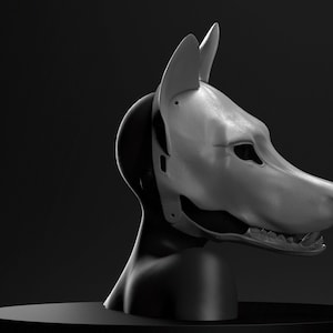 3D Print Wolf Mask STL Files for Fursuit Base Creators - Etsy