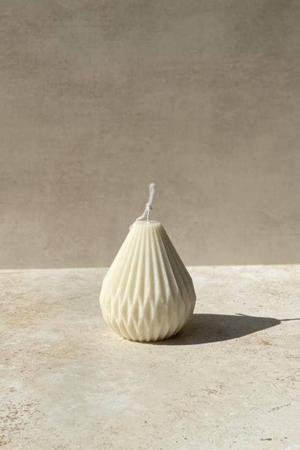 Origami Pear Candle | Lantern Pillar Candle | Unique Candle | Home ...