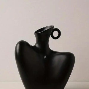Minimalist Human Body Vase | Ceramic Torso Vase | Modern Home Decor ...