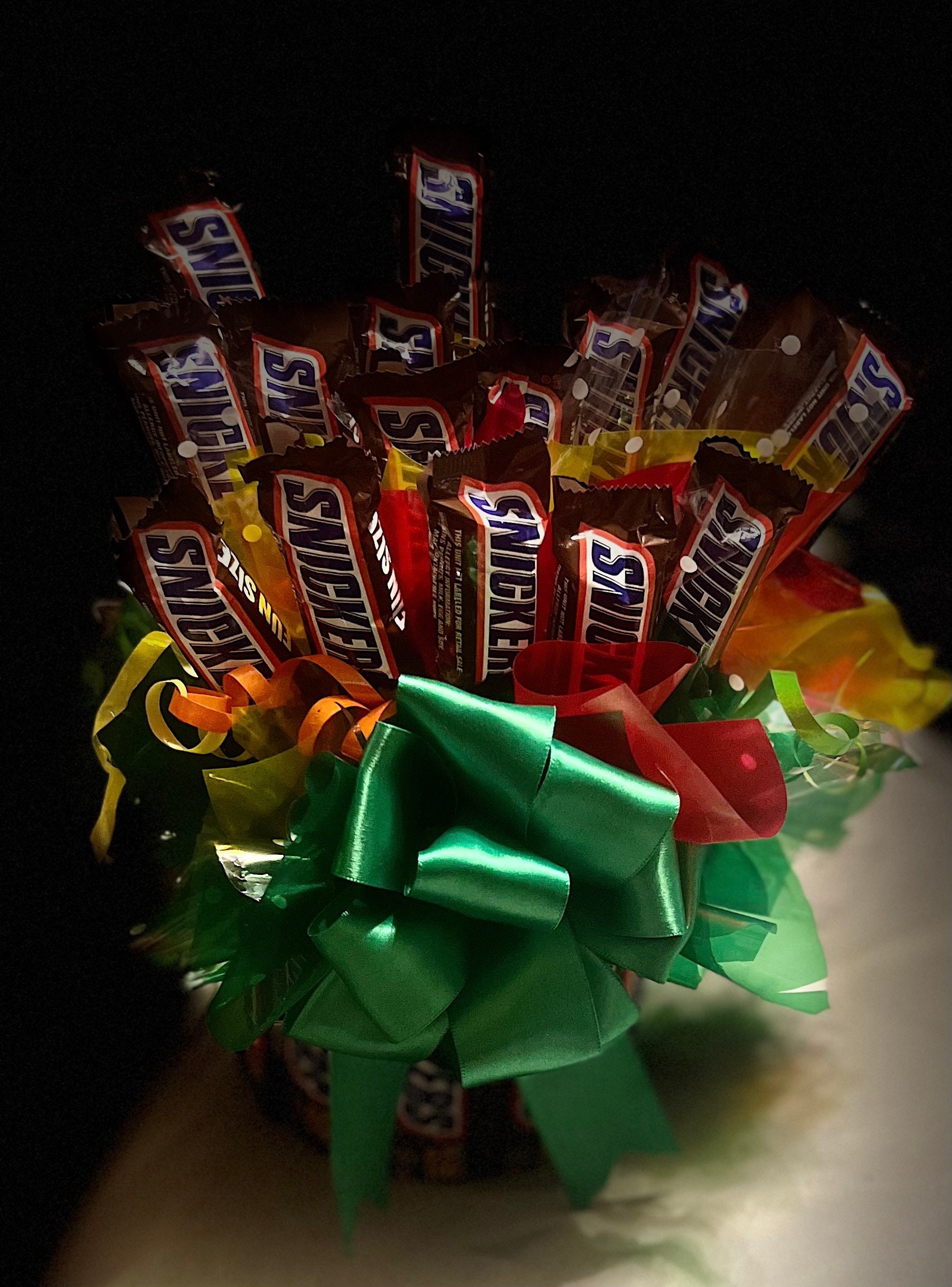 Snickers Candy Bar Arrangement - Etsy