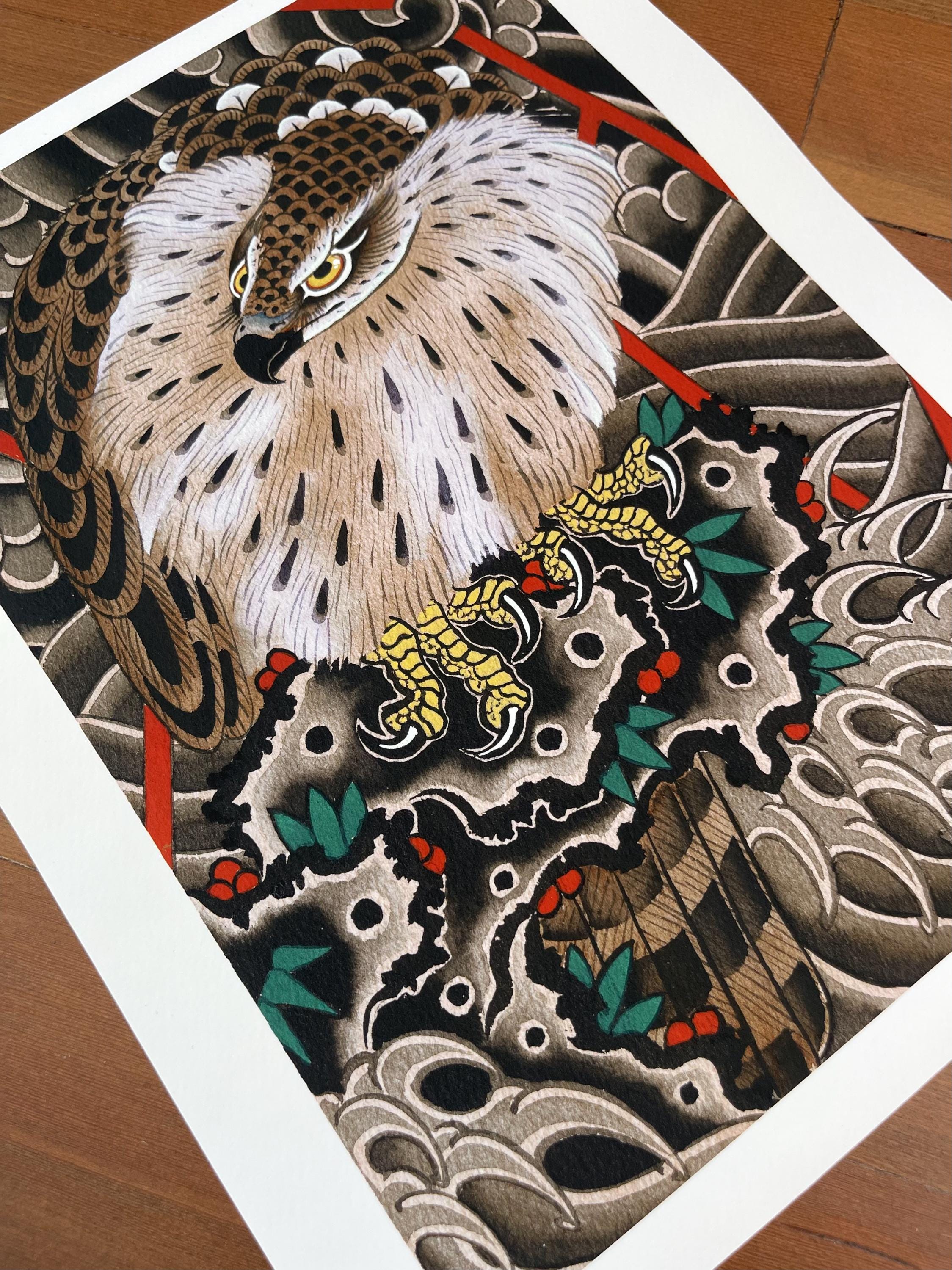 Red Tailed Hawk - Etsy