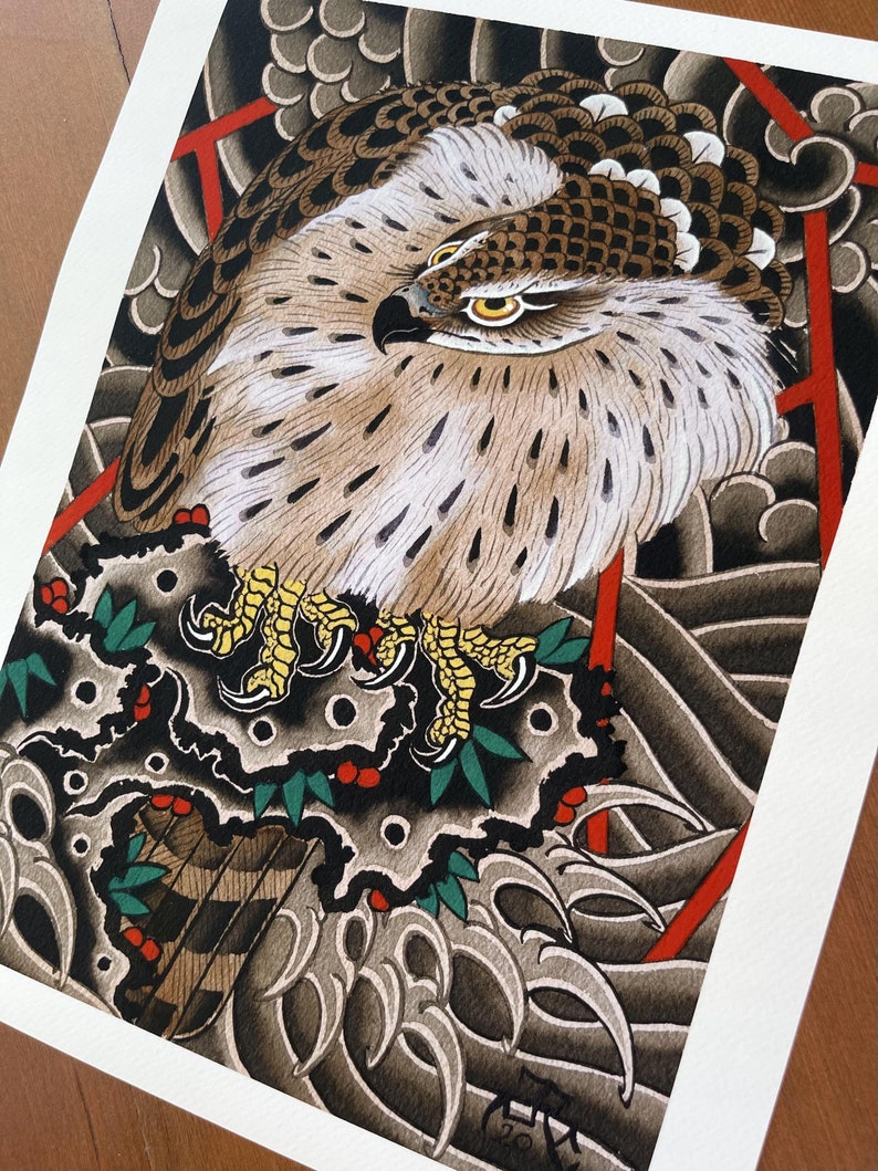 Red Tailed Hawk - Etsy