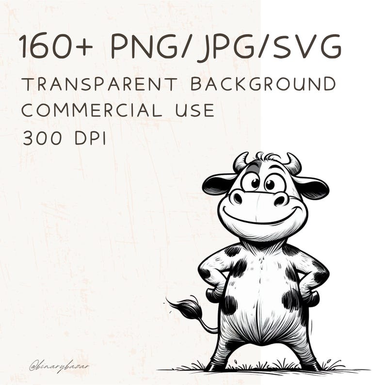 160+ Animal Doodles Clipart Bundle — Black & White Drawing Outline Line ...